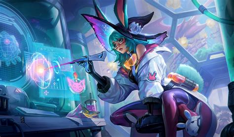 Боевой зайчик Аврора скин League Of Legends цена лор арт Skinylol