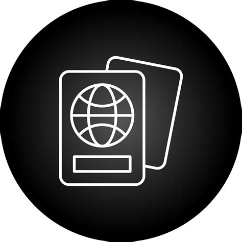Passport Line Icon 24016339 Vector Art At Vecteezy