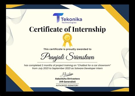 Pranjali Srivastava On Linkedin Internship Chatbot Techinnovation