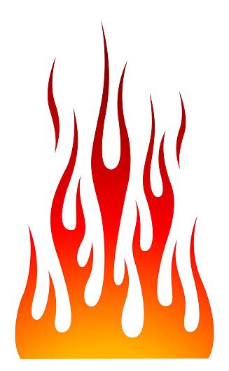 Hot Rod Fire Flame Vector Art Graphic Stock Illustration Download