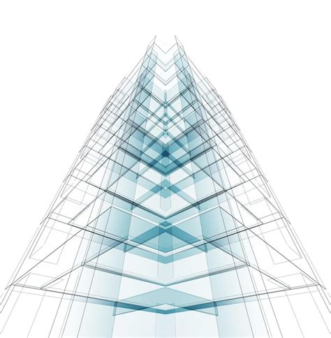 Premium Photo Architecture Concept Project White Isolated 3d Rendering