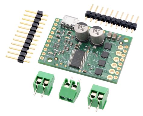 pololu tic 36v4 usb multi interface high power stepper motor controller