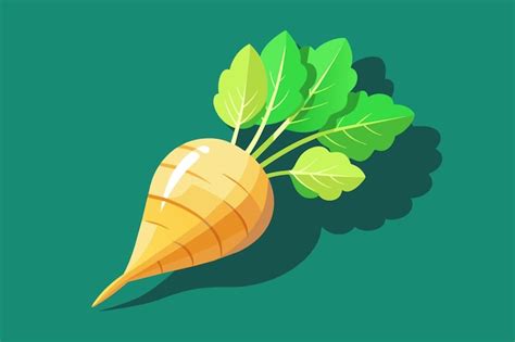 Parsnip Vegetable Background Premium Ai Generated Vector