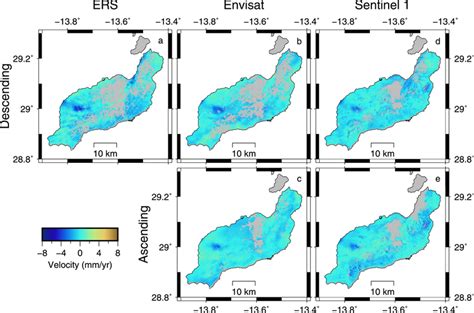 Comparison Of The Interferometric Synthetic Aperture Radar Derived Download Scientific Diagram