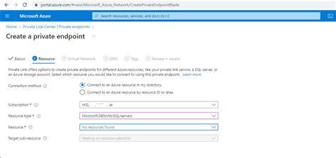 azure mysql flexible server and private endpoint stack overflow