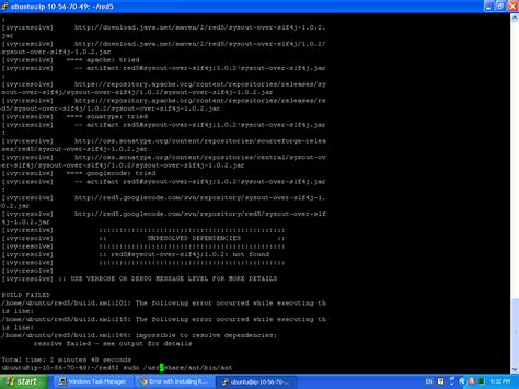Ubuntu Error With Installing Red Server Fault