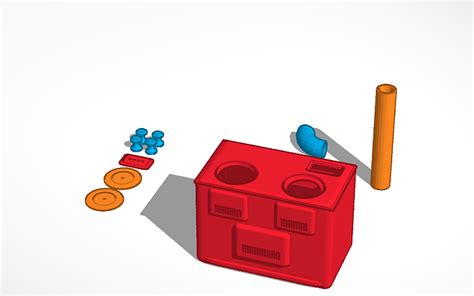 3d Design Doll House Antique Oven Tinkercad