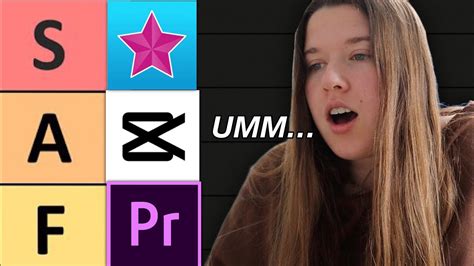 Ranking Editing Apps Hot Takes YouTube