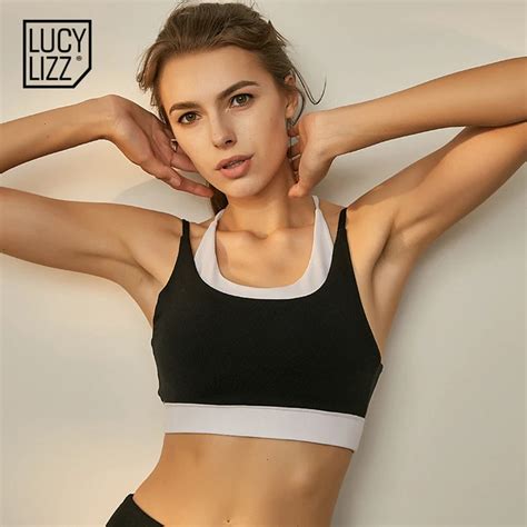 Lucylizz Sexy Backless Sport Bra Top Brassiere Sport Woman Fitness Cross Criss Yoga Bra