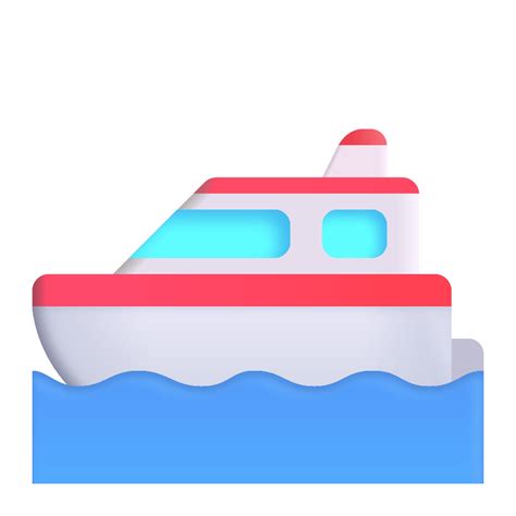 Motor Boat 3d Icon Fluentui Emoji 3d Iconpack Microsoft