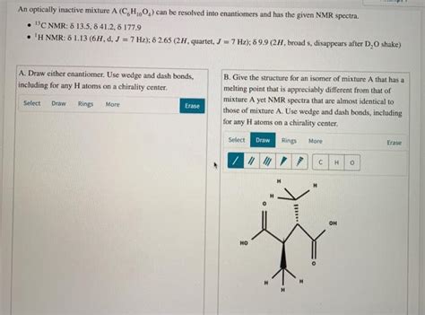 Answered An Optically Inactive Mixture A… Bartleby