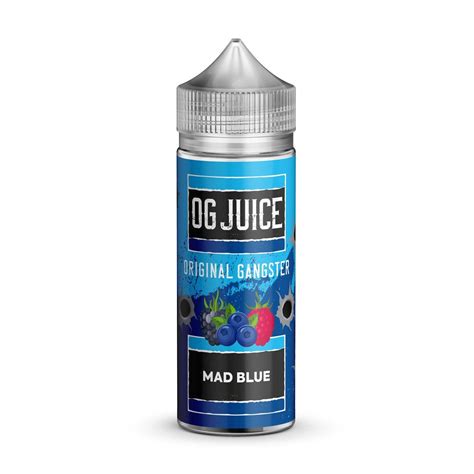 Mad Blue 100ml E Liquid Og Juice Uk Vape Store E Cig Clouds