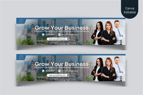 Linkedin Banner Design Canva Editable Graphic By Ovis Publishing · Creative Fabrica