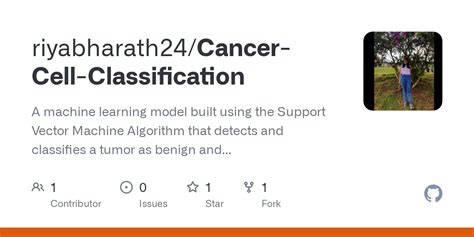 GitHub Riyabharath Cancer Cell Classification A Machine Learning Model Built Using The