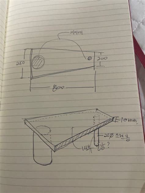 테이블 상판 철판 절곡 두께 질문 지식in