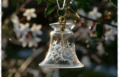 크리스마스 트리에 매달려 있는 유리 종 모양 장식의 흰색 교회 유리 종 모양 장식의 흰색 교회 크리스마스 트리에 매달려 크리스마스 배경 일러스트 및 사진 무료 다운로드