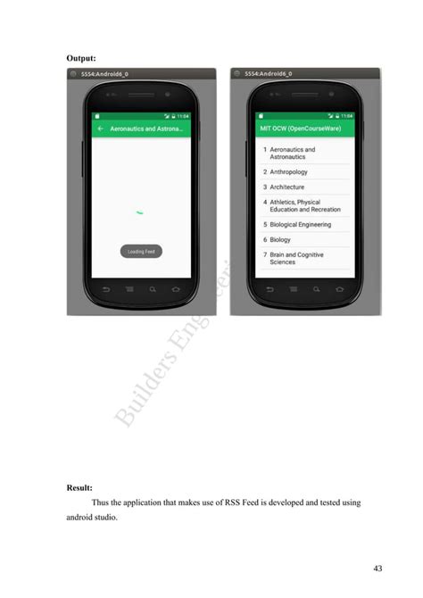 Cs6611 Mobile Application Development Lab Manual 2018 19 Pdf