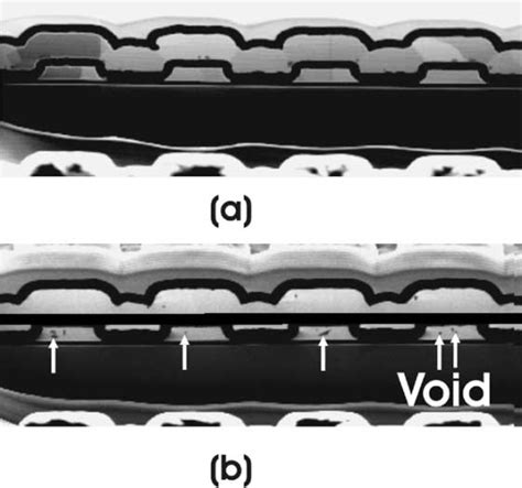 Fib Cross Section Of Test Structures A Fresh Device Showing No Void