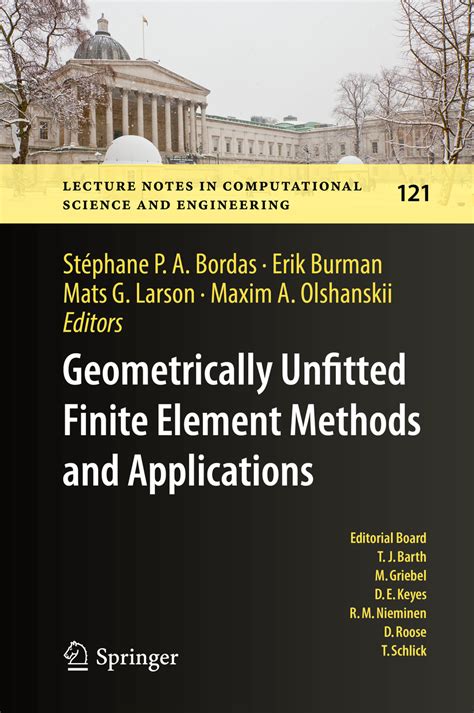 Pdf Geometrically Unfitted Finite Elements And Applications