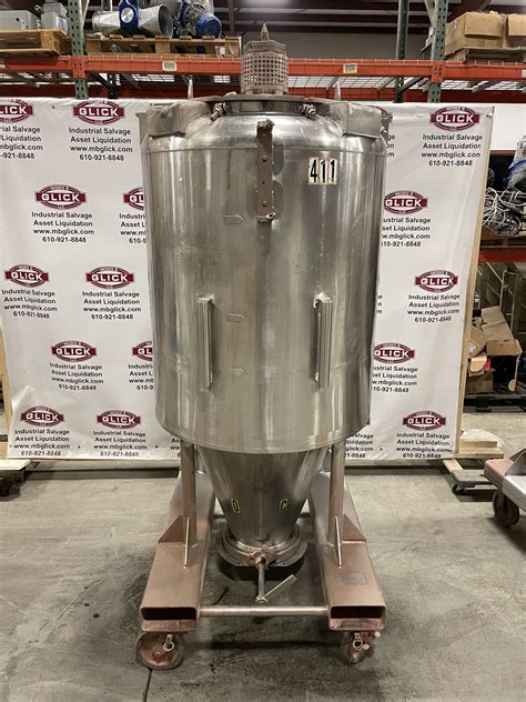 Readco 40 Ft³ Stainless Cbm Containerized Batch Powder Blending Mixing Tank Moses B Glick