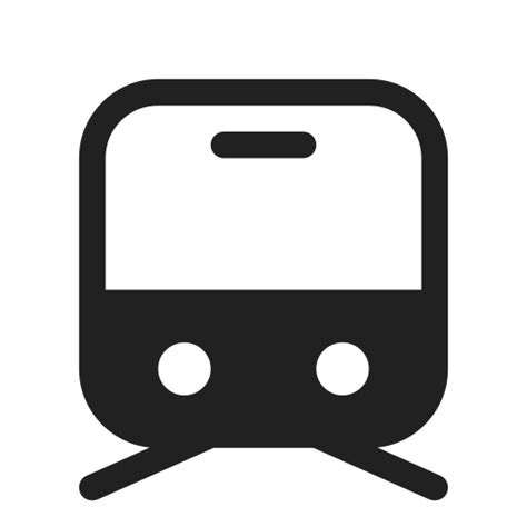 车辆 地铁 填充 用户界面和手势 图标