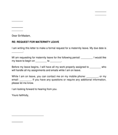 Medical Leave Sample Fmla Letter To Employer Pdf Template