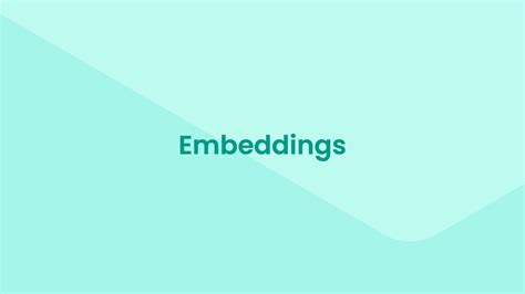 Understanding Embeddings And How To Use Them For Semantic Search