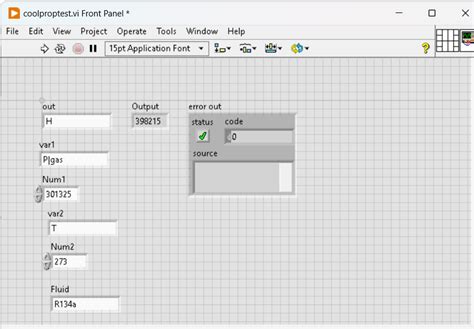 interface with coolprop or any dll ni community