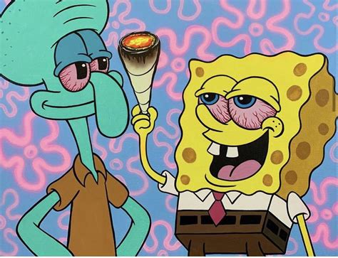 Spongebob Is Literally High Af 🤯💨 R Weed