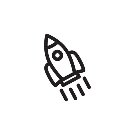 Rocket Icon Eps 10 9699418 Vector Art At Vecteezy