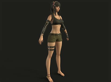 Create D Realistic Stylized Unreal Engine Game Character Tattoo Model Nsfw Art By Tulianx Fiverr