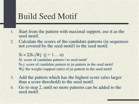 ppt guiding motif discovery by iterative pattern refinement