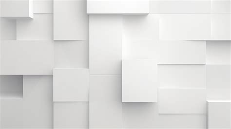 Premium Photo Abstract White Squares Background
