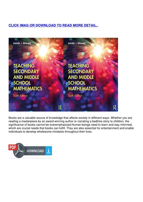 Ppt Epub Teaching Secondary And Middle School Mathematics Powerpoint Presentation Id 11713750