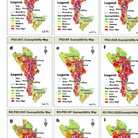 Spatial Consistency Matrix Among The Debris Flow Susceptibility Maps Download Scientific Diagram
