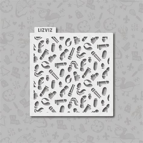 Sex Toy Cookie Stencil Lizviz