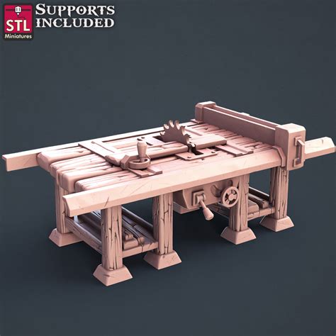 Human Carpenters Set Stl Miniatures Wargaming Dandd Dnd Dungeon