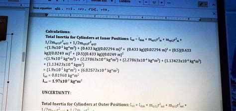 Solved How Do I Calculate Uncertainty For This Using Error Propagation