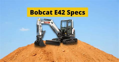 E Bobcat Specs Compact Excavator Features Construction Catalogs