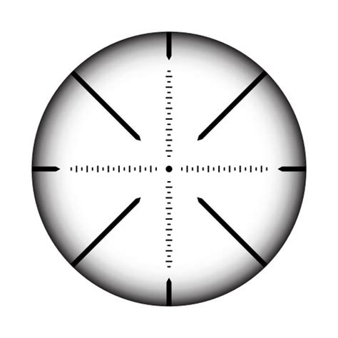 Realistic Sniper Sight Scope Royalty Free Vector Image