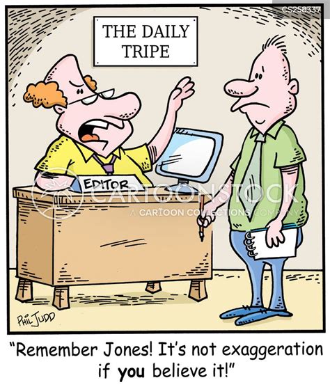 Exaggeration Satire Examples