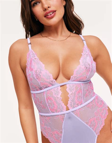 Calissa Medium Purple Bodysuit Xs 4x Adore Me