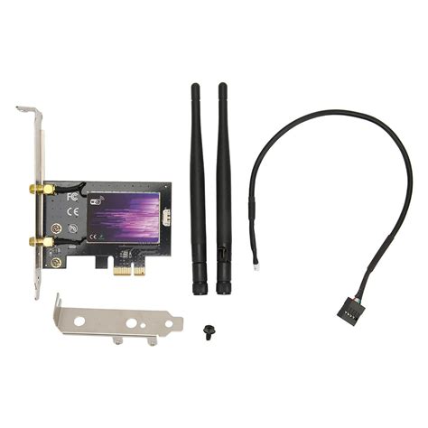 Adaptador De Red Inalámbrico Wifi 6 Pcie 3000mbps Triple Banda 24g 5
