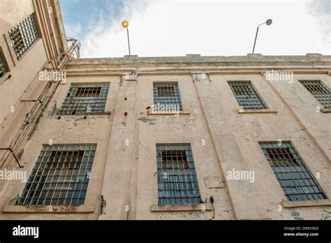 Exterior Of Alcatraz The Infamous Maximum Security Prison On Alcatraz