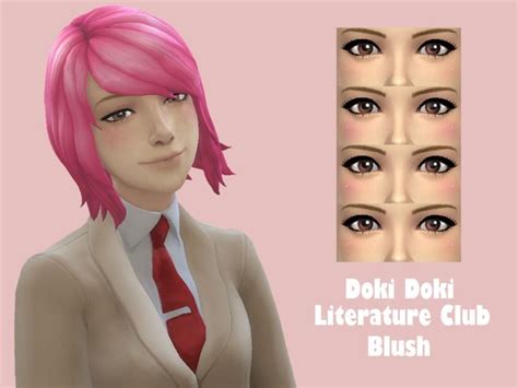 Doki Doki Literature Club Cc Sims 4 Klouu