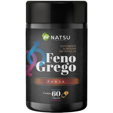 Feno Grego 60 Capsula Premium Suplemento Para Homem E Mulher Natsu
