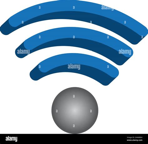 Wi Fi Logo Vector Isolated Illustration Template Design Stock Vector Image And Art Alamy