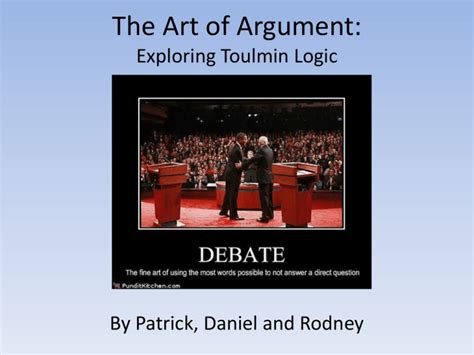 Toulmin Logic The Art Of Argumentation Explained