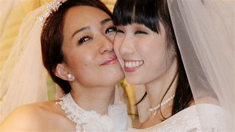 一ノ瀬文香＆杉森茜「マリッジブルーあった」 同性婚” 結婚会見3 Youtube
