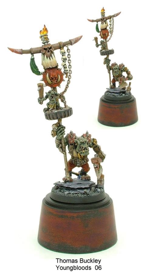Coolminiornot Ork Waaagh Banner Nob Gold At Uk Youngbloods 2006 By